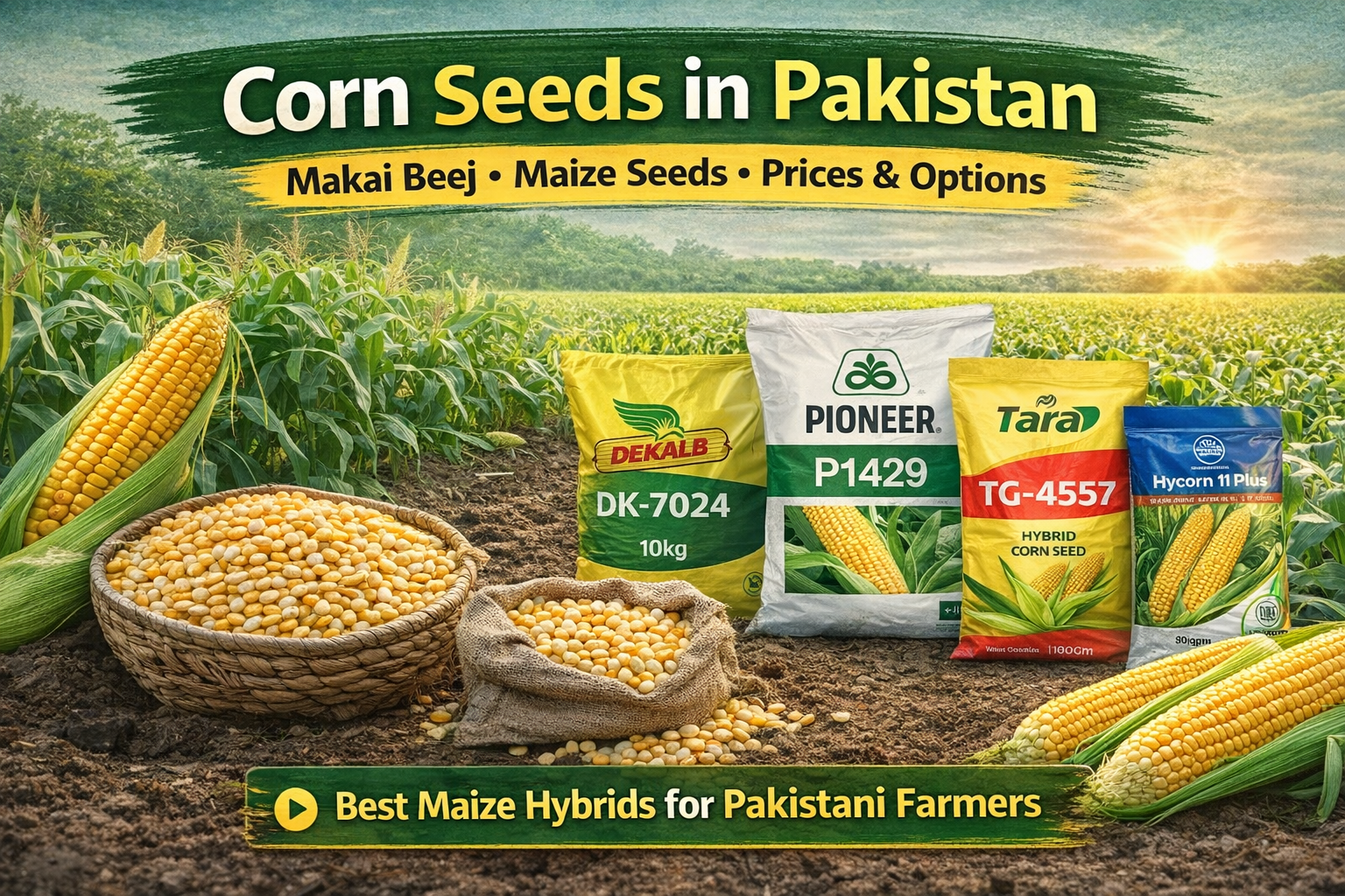 Corn Seeds in Pakistan | Maize Seeds Price, Makai Beej Guide – IR Farm ...
