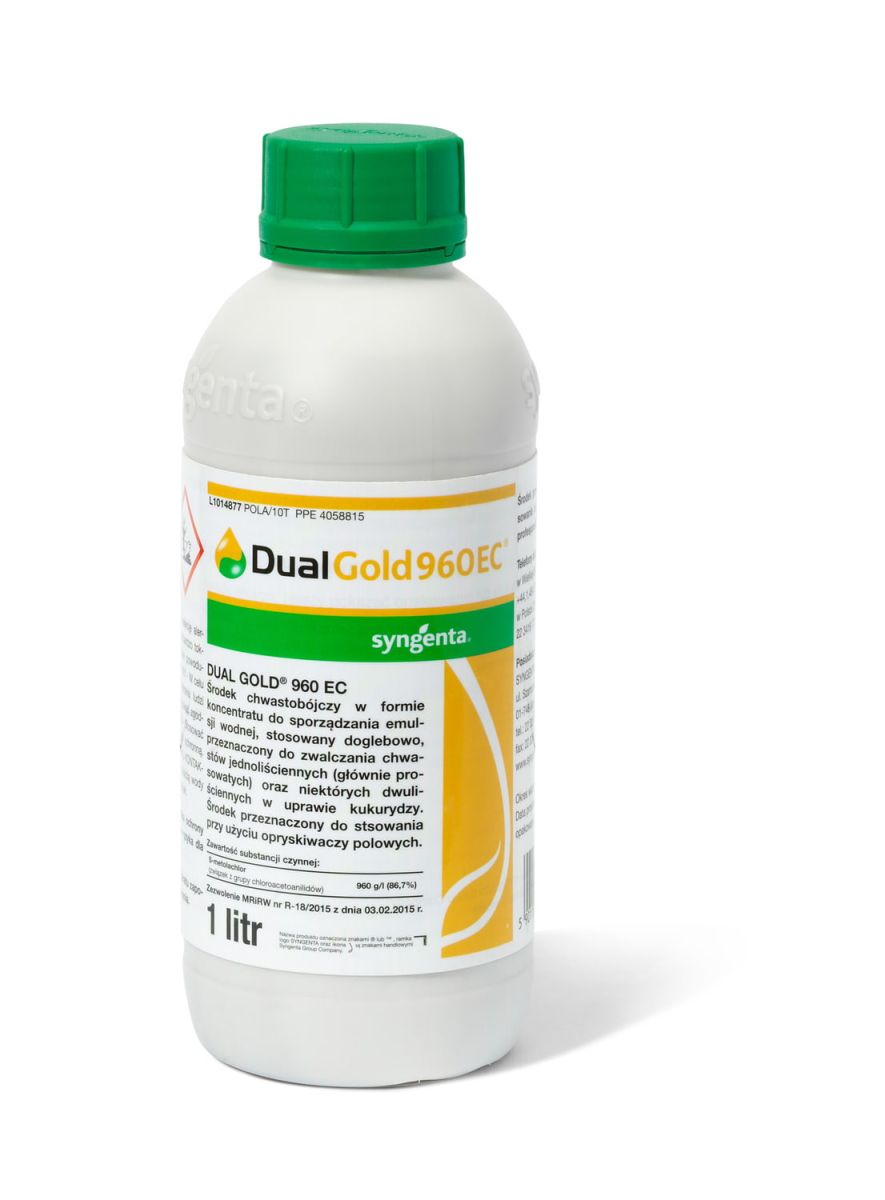 Dual Gold Herbicide 800ml by Syngenta | 960g/L S-Metolachlor for Weed Control | IR Farm