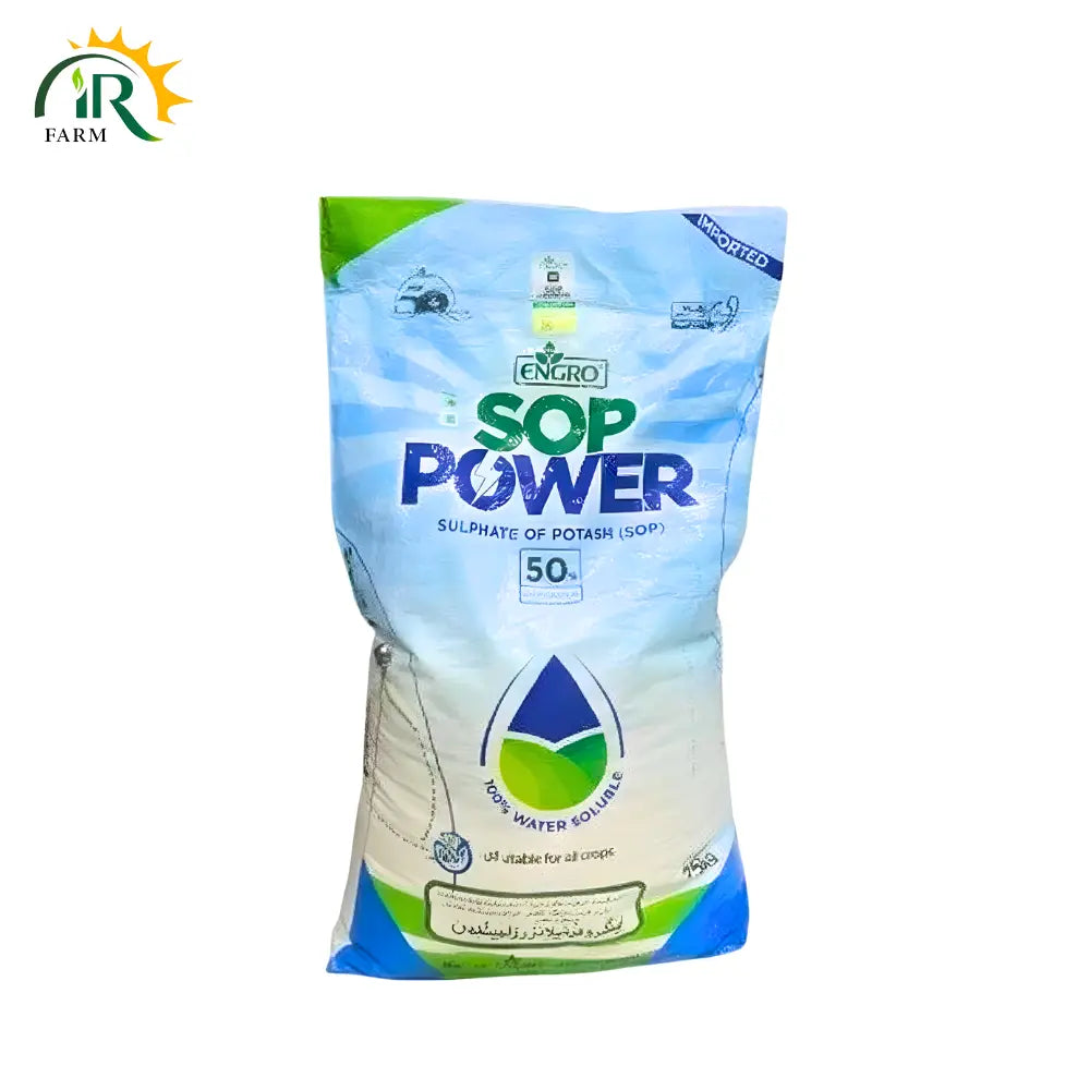 Power SOP 25kg – Fully Soluble Potash Fertilizer for Strong Roots – IR ...