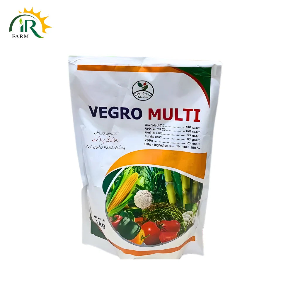Vegro Multi 1kg – Complete Crop Nutrients with NPK, Amino & PGRs – IR ...